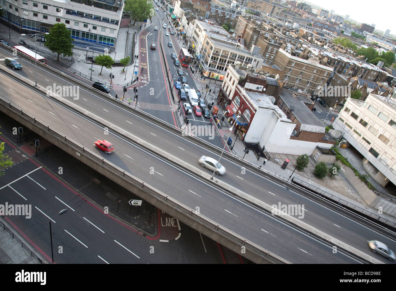 Edgeware Road Flyover, London UK Stock Photo - Alamy