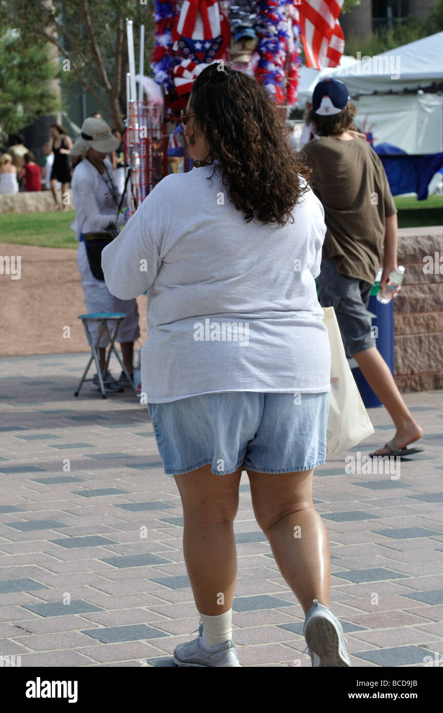 Obese Woman Walking High Resolution Stock Photography and Images - Alamy