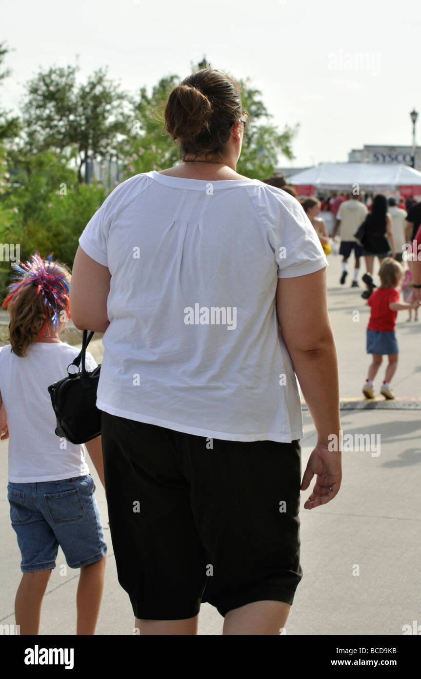 Obese Woman Walking High Resolution Stock Photography and Images - Alamy