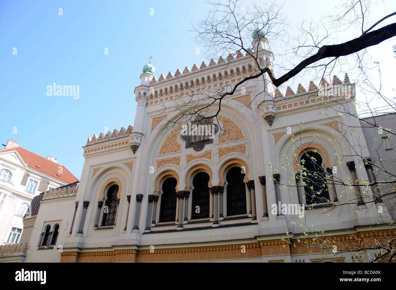The Spanish Synagogue in the Jewish Quarter in Prague the Capital of ...