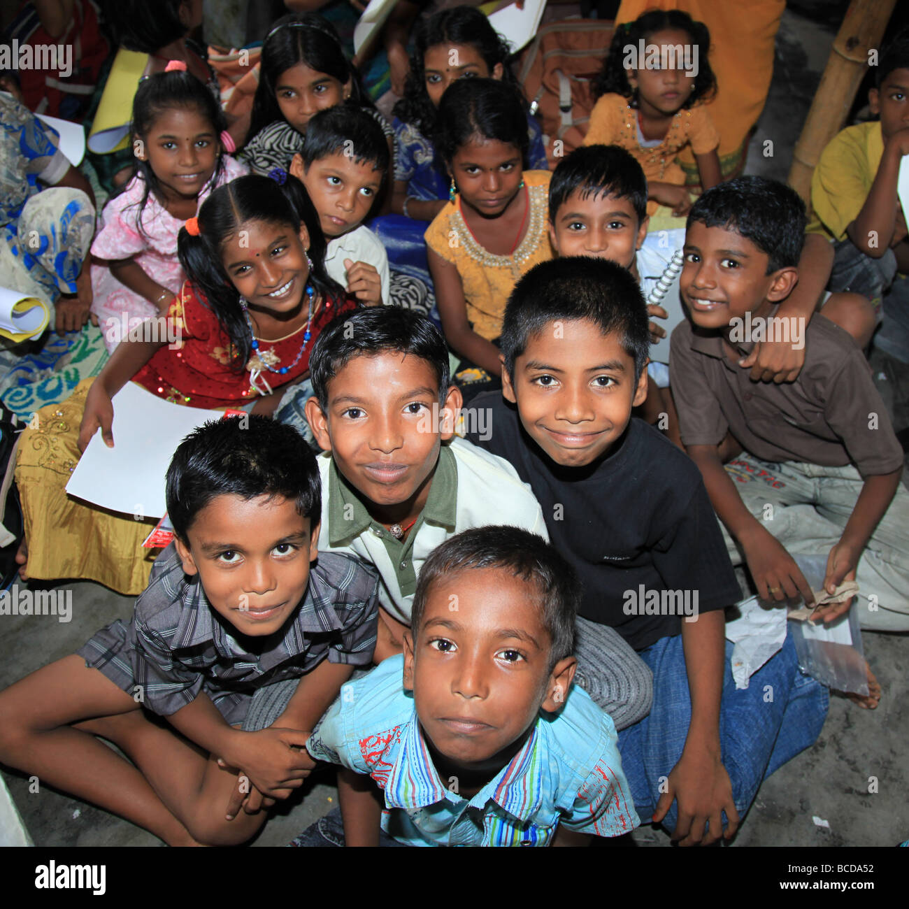 Children being sponsored through a charity called the Ted Foundation by ...