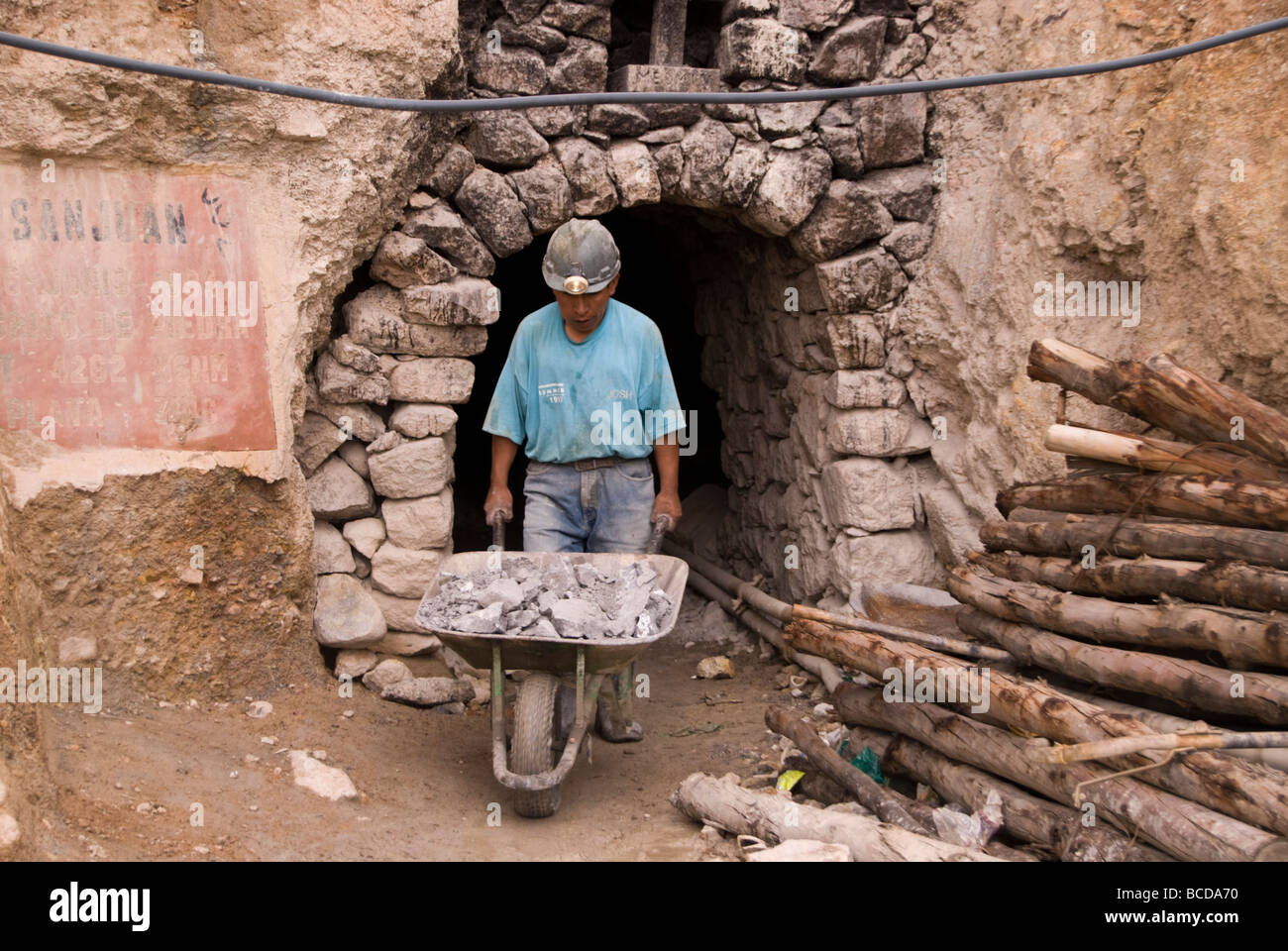 Miner in Cerro Rico Stock Photo - Alamy