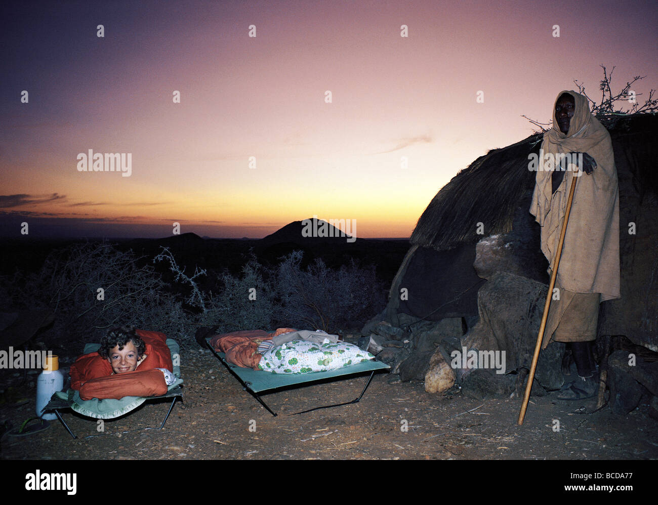 Children camping night hi-res stock photography and images - Alamy