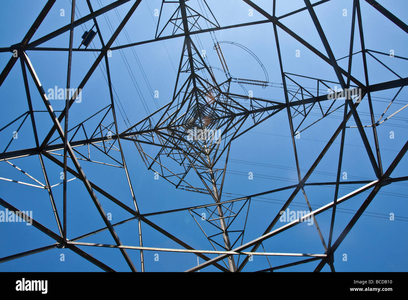 Pylon from below hi-res stock photography and images - Alamy