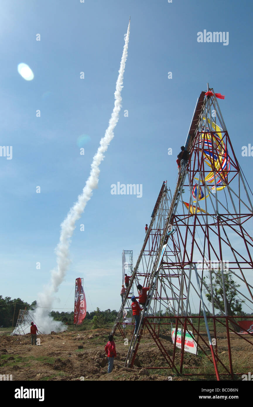 The Rocket Festival in Yasothon Thailand Stock Photo - Alamy