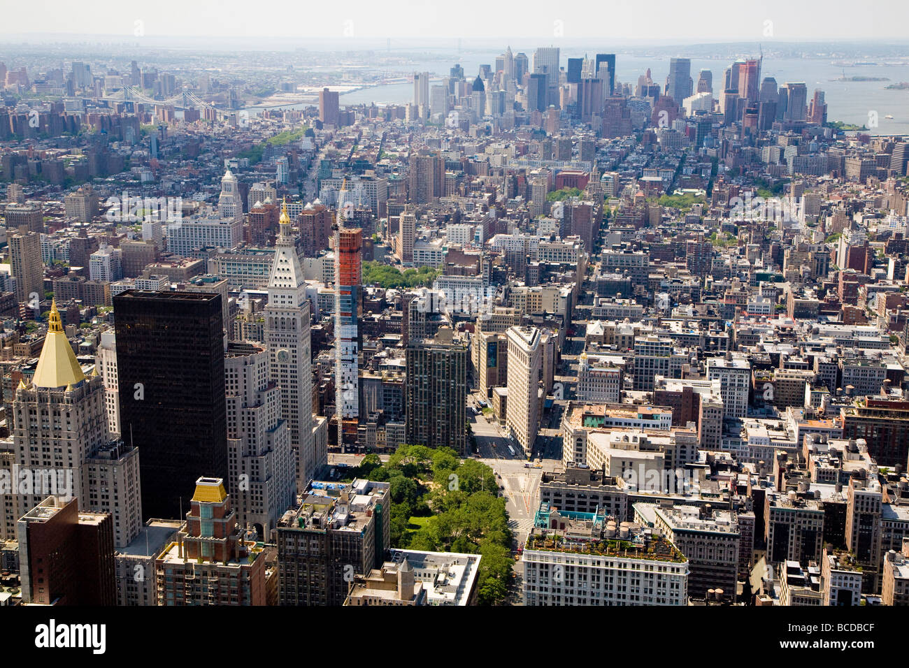 Top view of New York city Stock Photo - Alamy