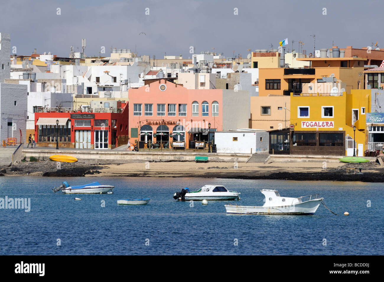 The old town of Corralejo, Fuerteventura Spain Stock Photo: 24881826 ...