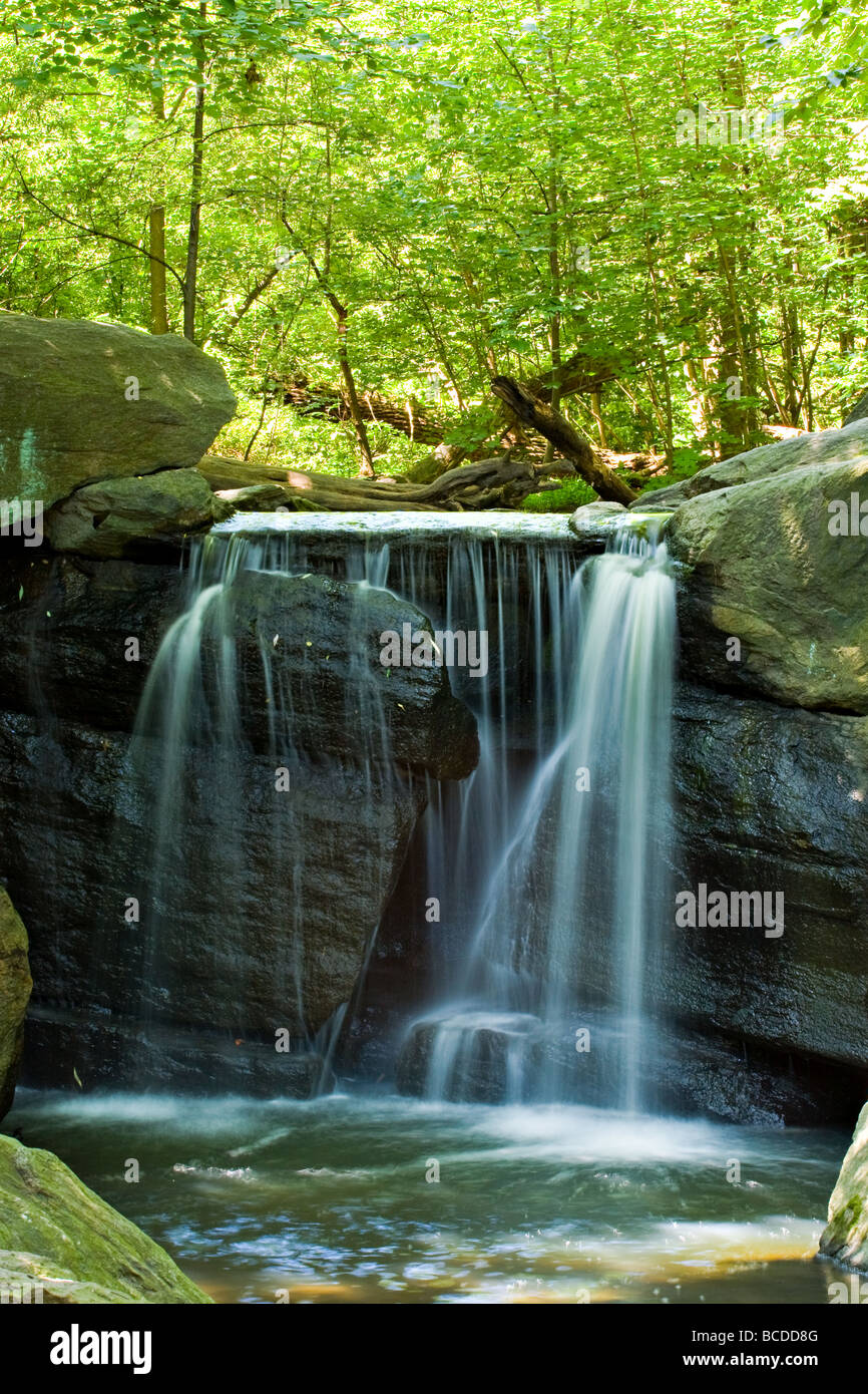Central Park Waterfall in New York City Stock Photo - Alamy