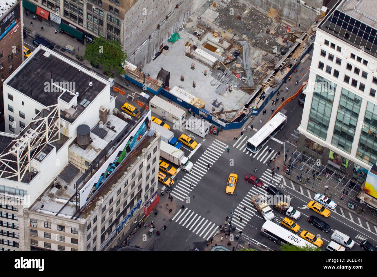 Panoramic view from the Empire State Building, New York, USA Stock ...
