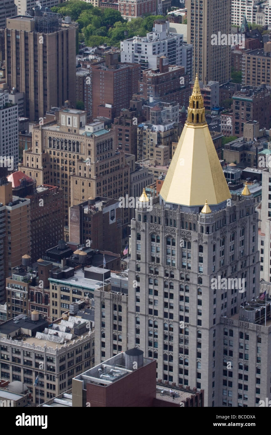 Panaramic view from the Empire State Building, New York, USA Stock ...