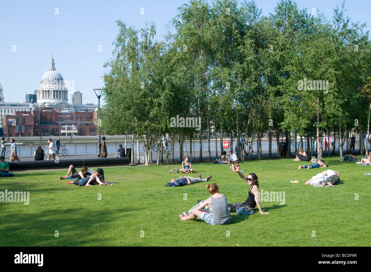 Tate modern garden hi-res stock photography and images - Alamy
