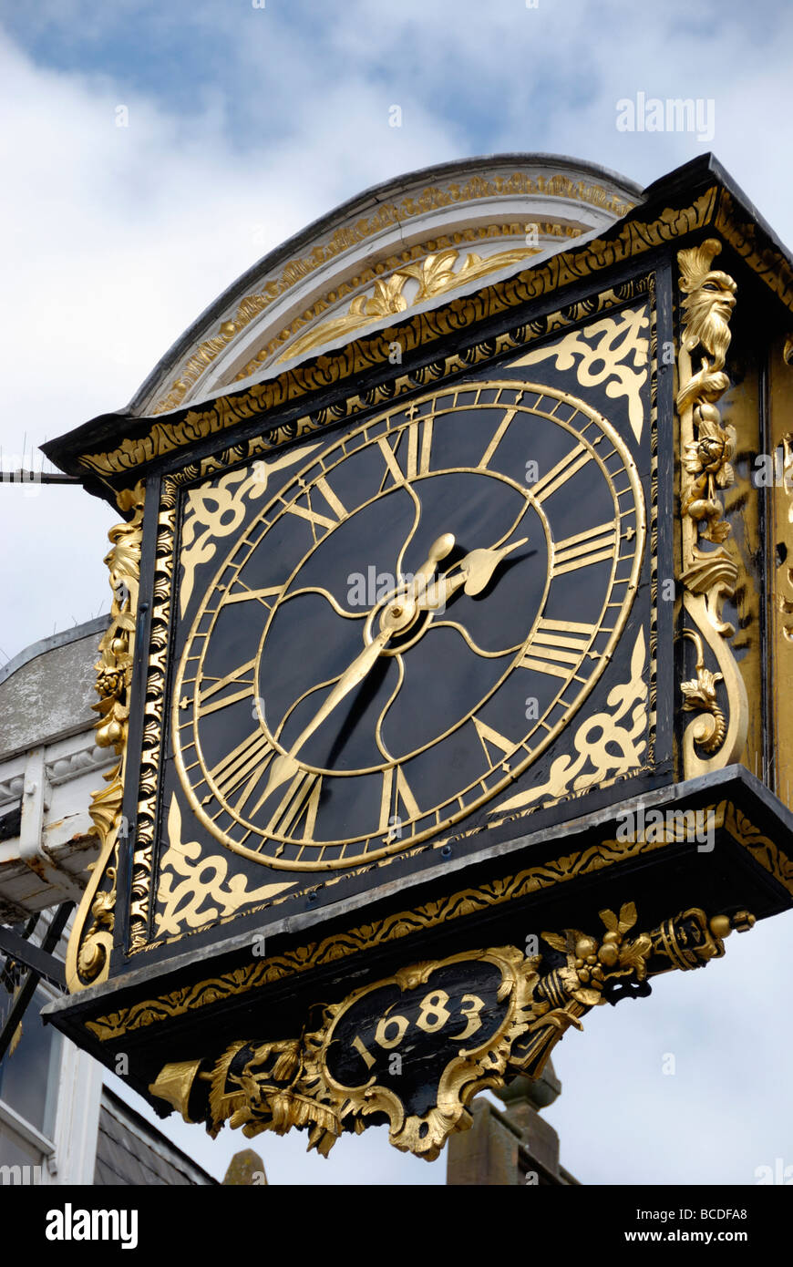 Guildhall clock Guildford Surrey England UK Stock Photo - Alamy