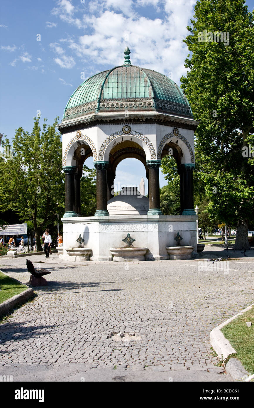 The Kaiser Wilhelm fountain The German Fountain Istanbul Stock Photo ...