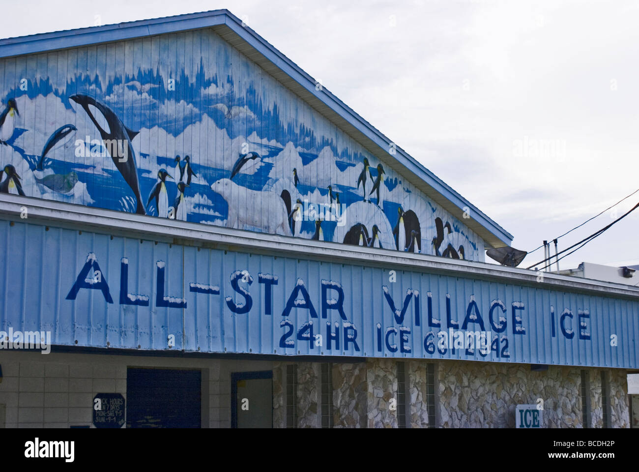 All-Star Village Ice store in Cocoa, Florida Stock Photo - Alamy