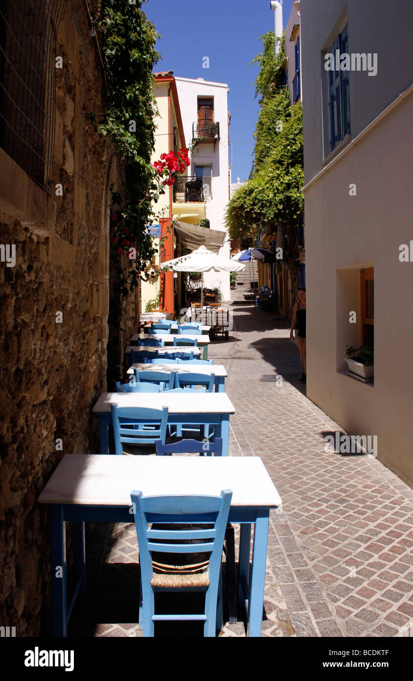 Chania taverna hi-res stock photography and images - Alamy