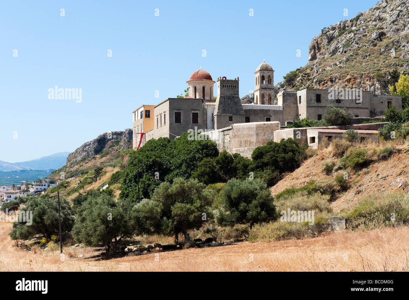 The 17th Century Moni Gonias Monastery at Kolymbari, near Chania ...