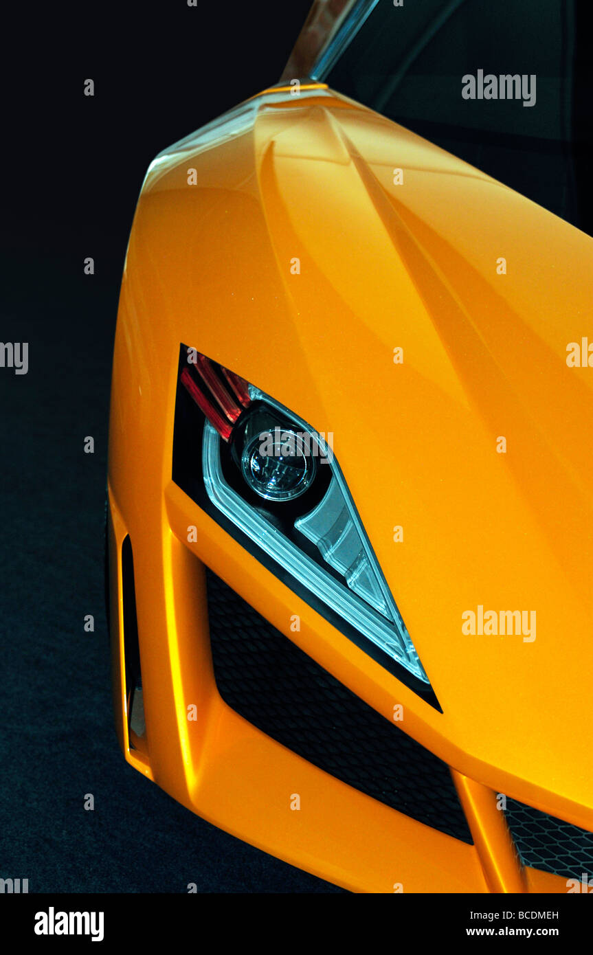 Orange super car hi-res stock photography and images - Alamy