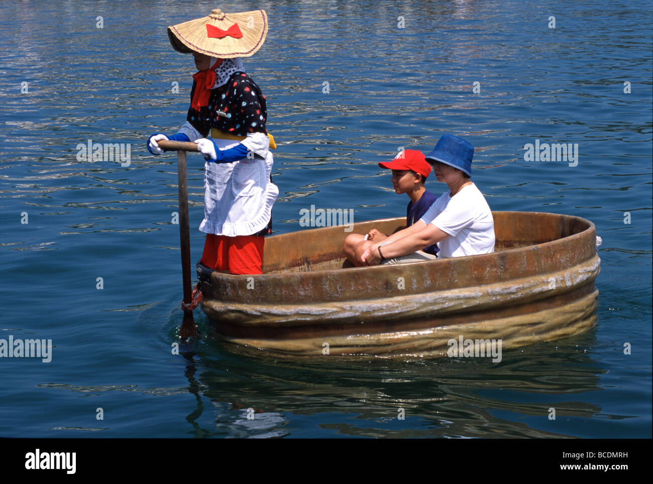 Japan Niigata Prefecture Sado island Sea of Japan Ryotsu tub ship Stock ...