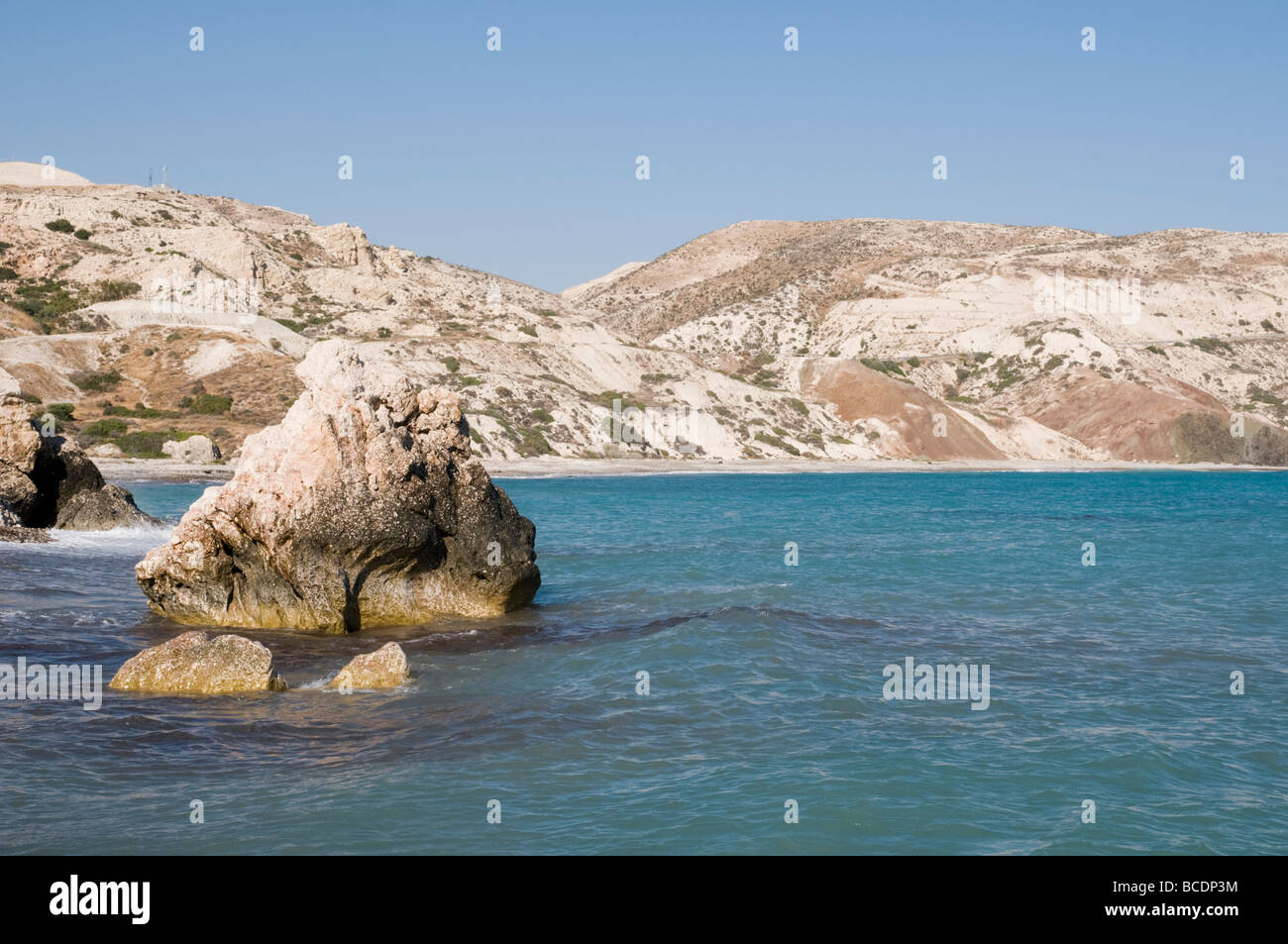 Cyprus Paphos Rock of Romiou the legendary Birthplace of Aphrodite ...
