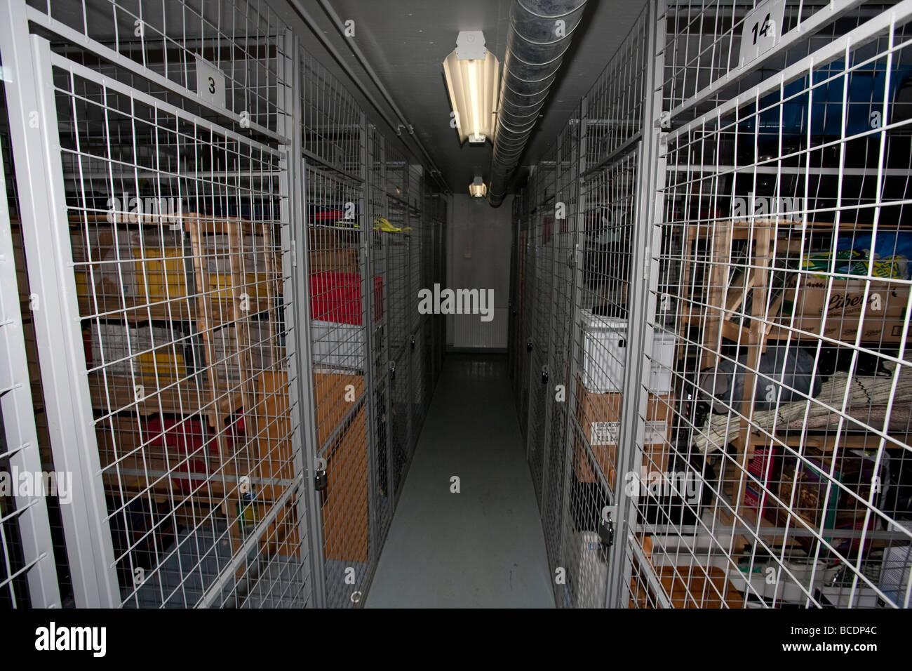 Storage lockers inside hi-res stock photography and images - Alamy