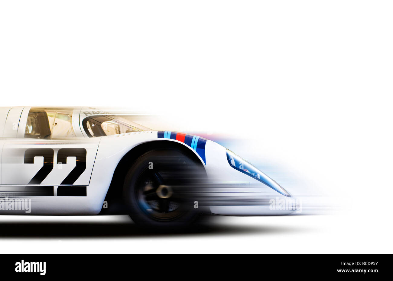 White race car detail hi-res stock photography and images - Alamy