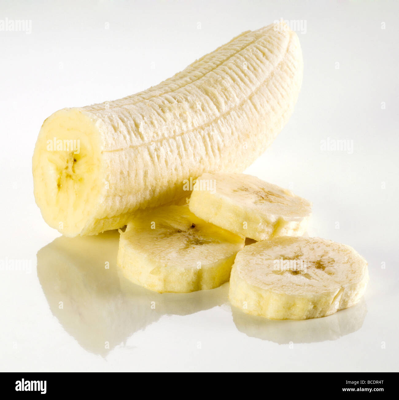 Banana in slices Stock Photo - Alamy