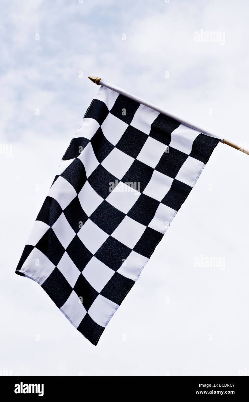 Chequered finish flag hi-res stock photography and images - Alamy
