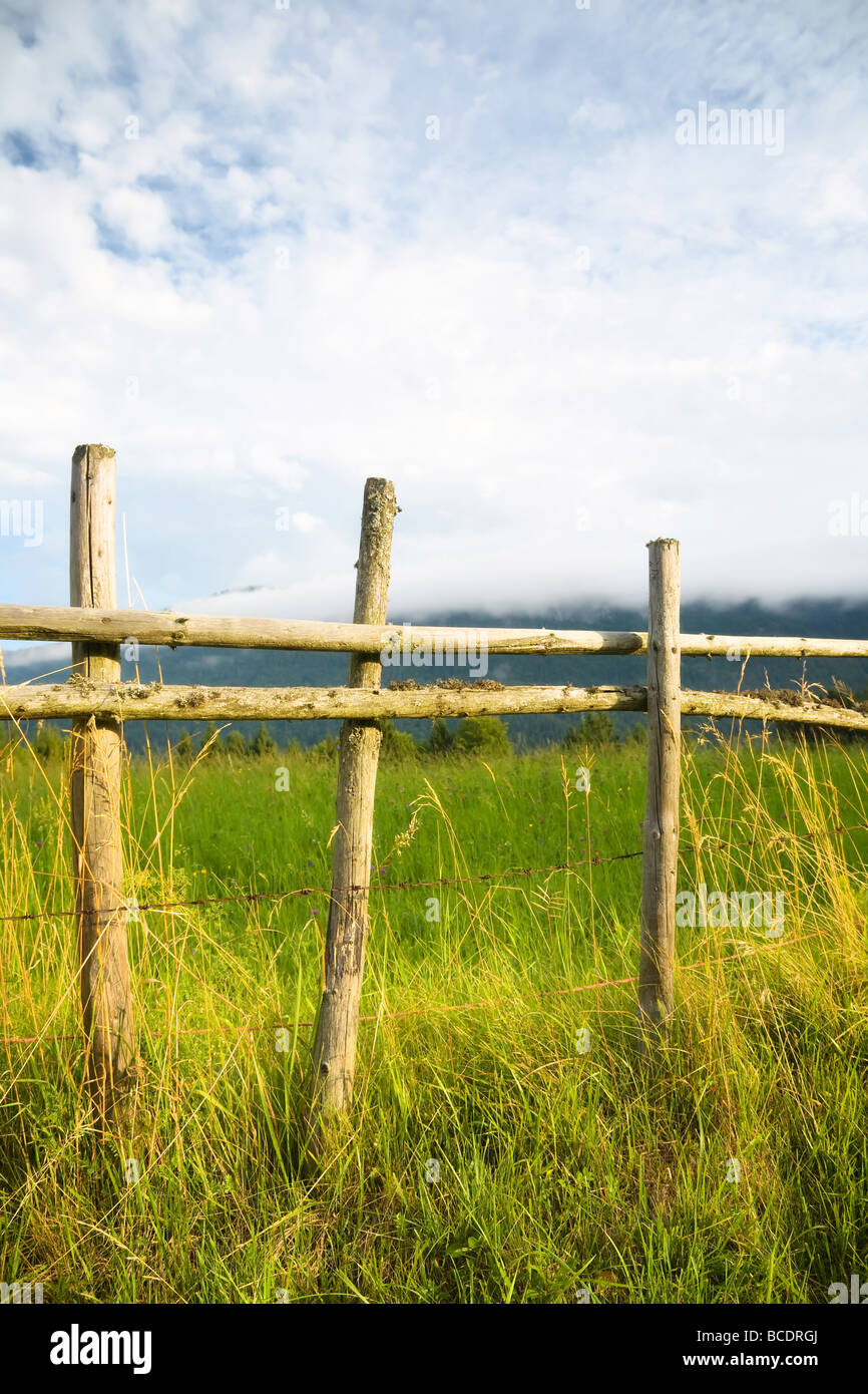 Austria wooden fence hi-res stock photography and images - Alamy