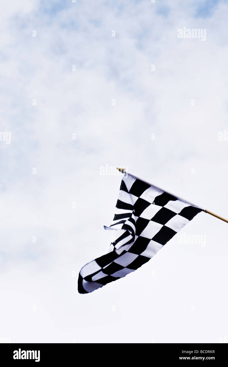 Chequered finish flag hi-res stock photography and images - Alamy