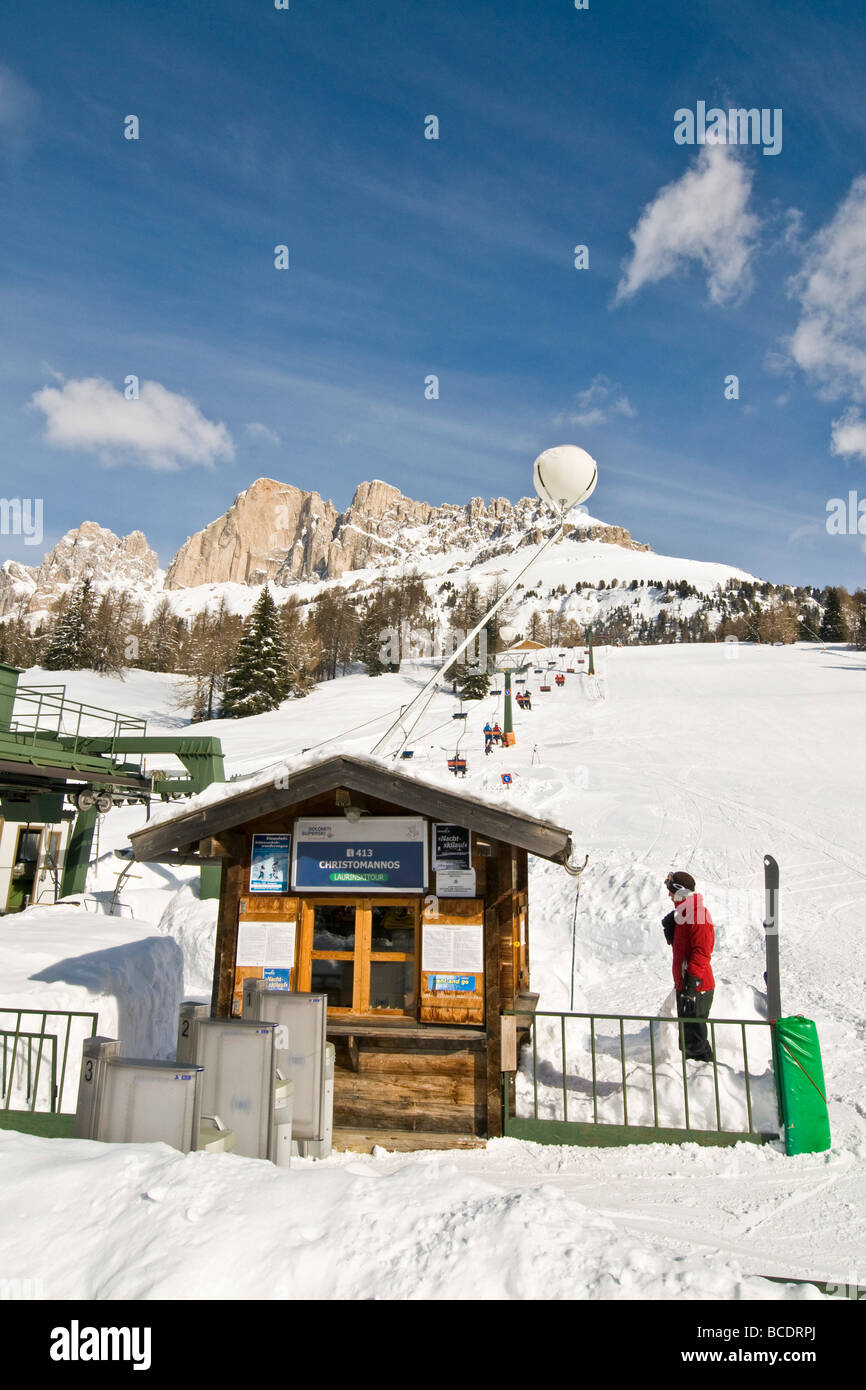 Carezza ski resort hi-res stock photography and images - Alamy