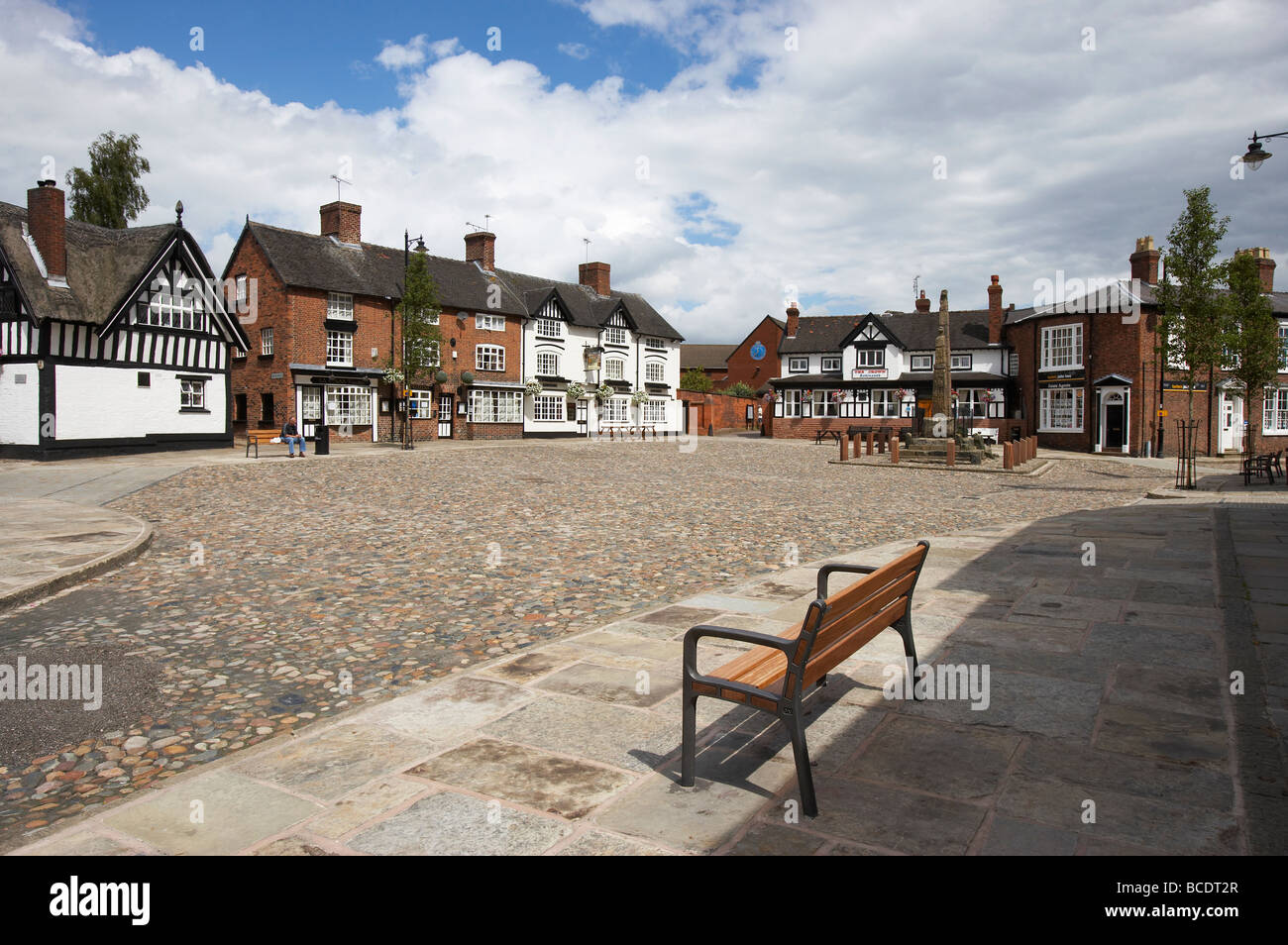 Market Square in Sandbach UK Stock Photo - Alamy