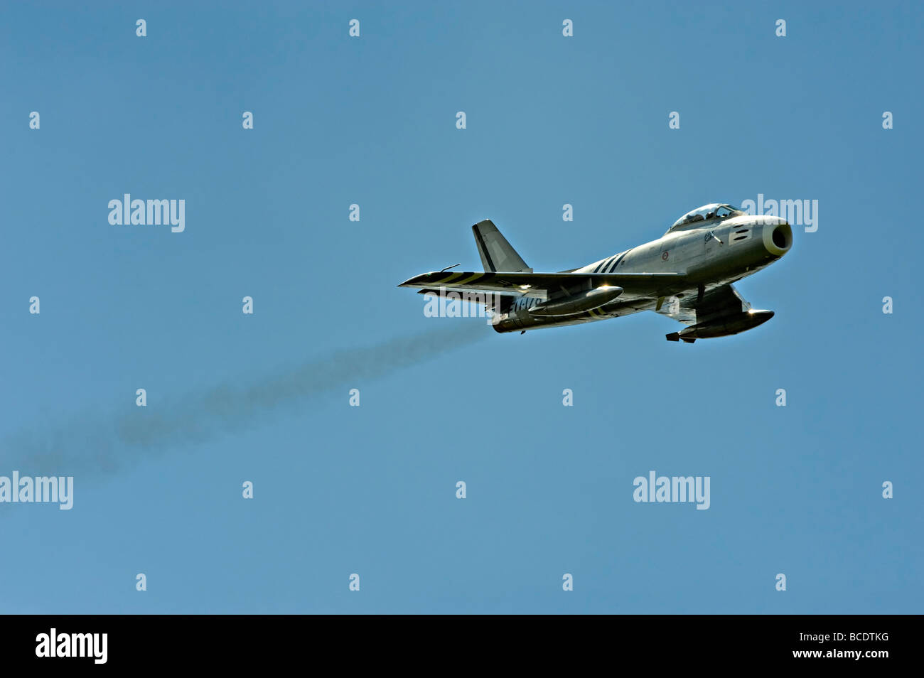 North American Aviation F-86 Sabre (Sabrejet) fighter aircraft Stock ...