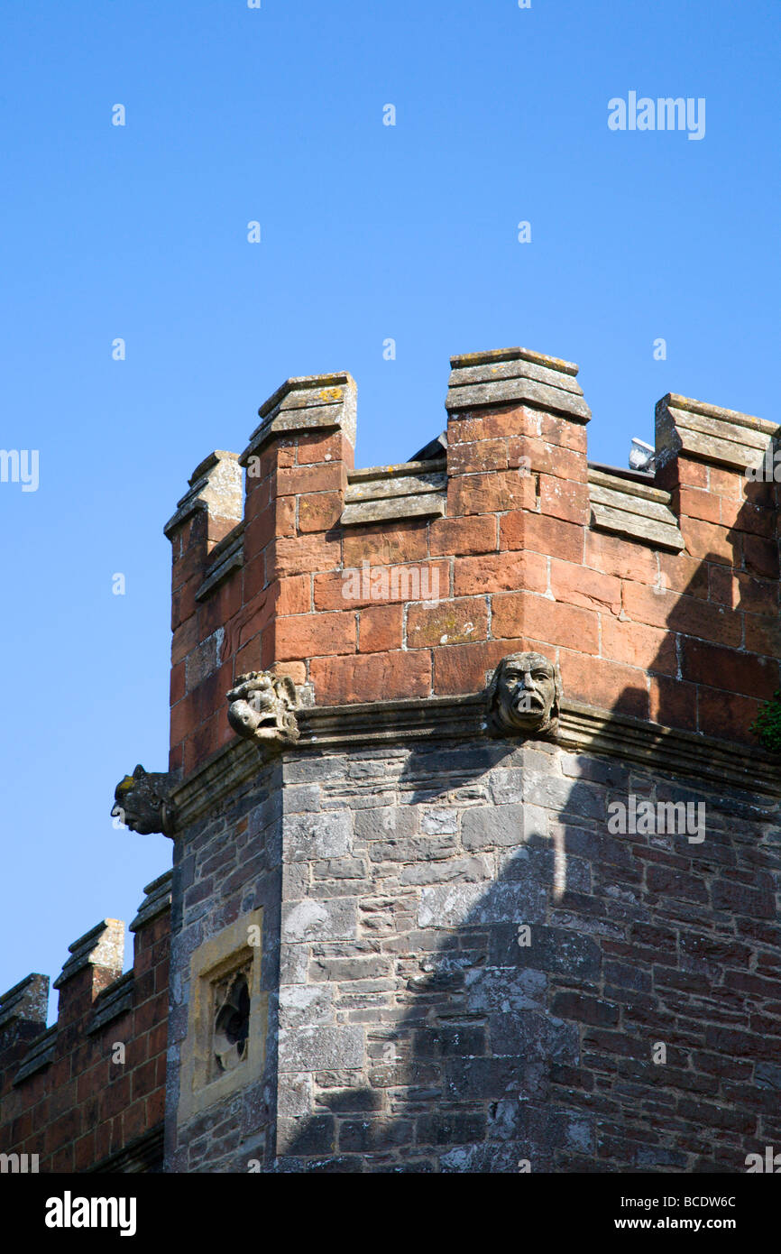 Gargoyles at the Church of Saint Mary Totnes Devon England Stock Photo ...