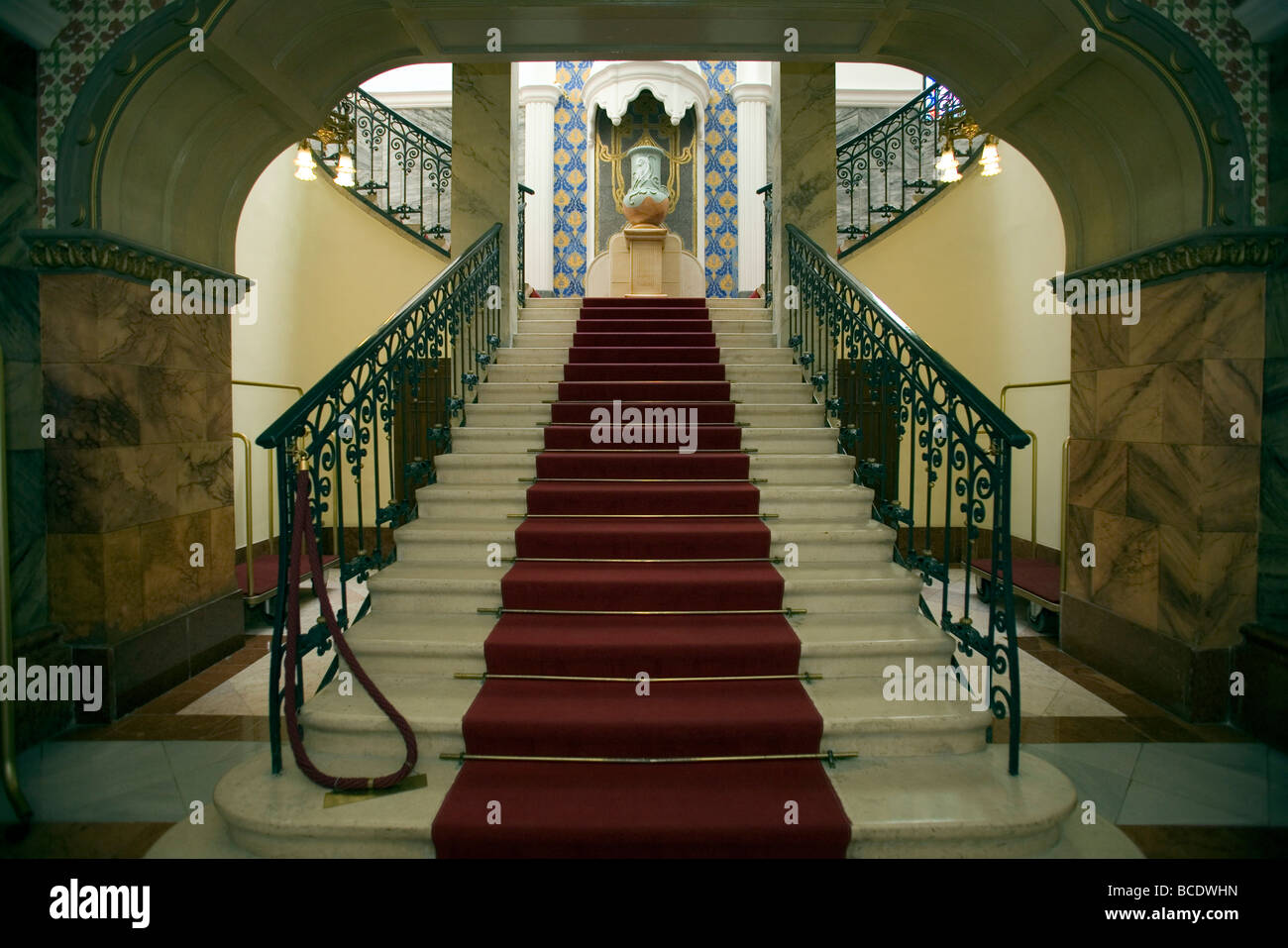 Staircase in the Palatinus Hotel Pecs Hungary Pecs has been chosen as ...