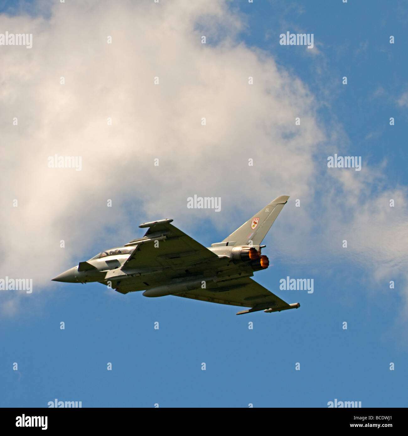 Eurofighter EF 2000 Typhoon in flight at the 2009 Biggin Hill Airshow ...