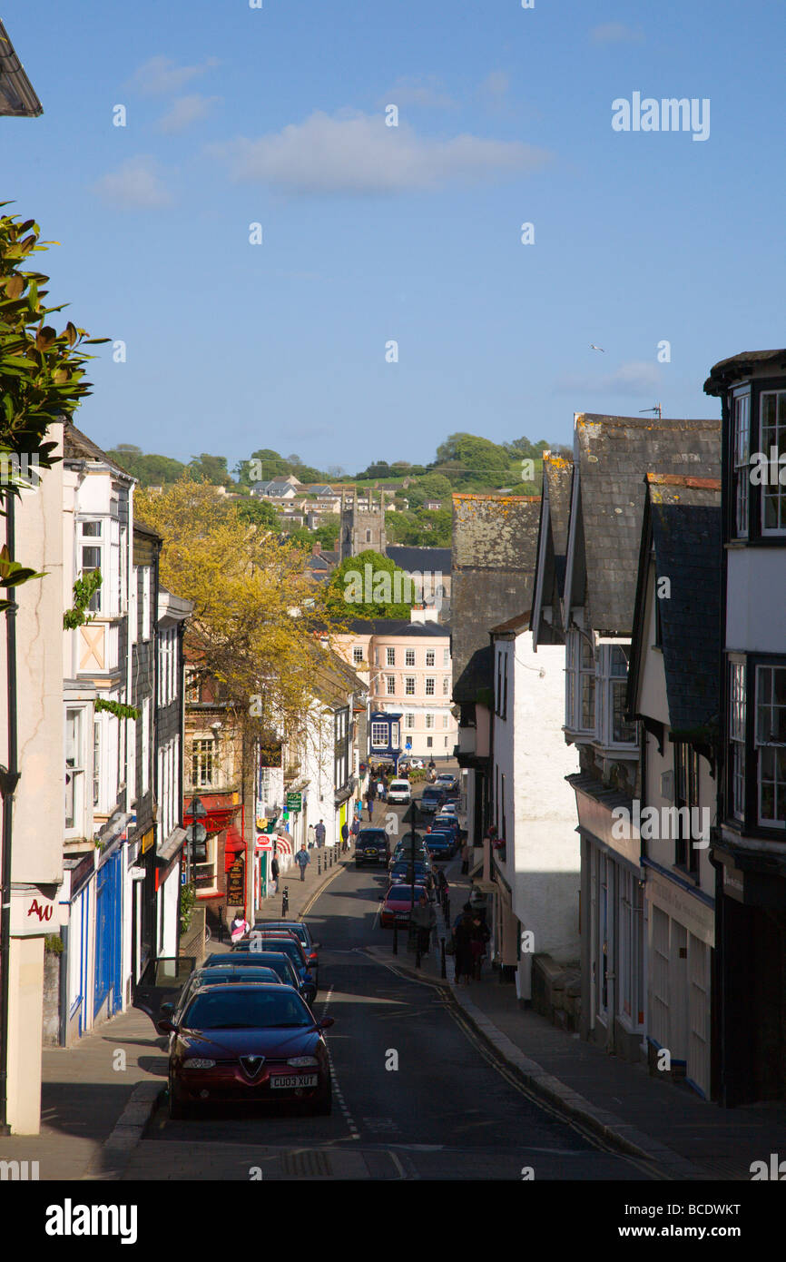 Totnes town centre south devon england uk hi-res stock photography and ...