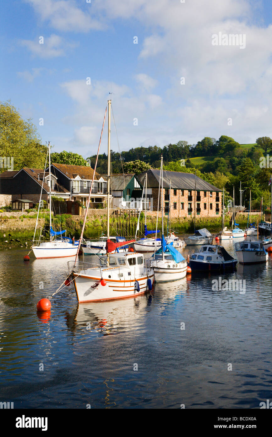 Boats on the River Dart Totnes Devon England Stock Photo - Alamy