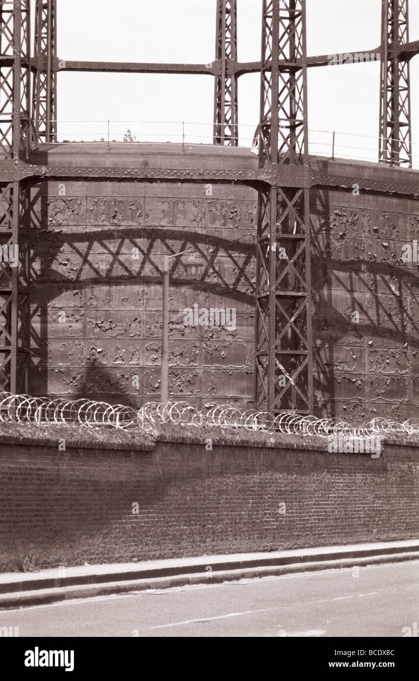 Gasometer at King's Cross, London Stock Photo - Alamy