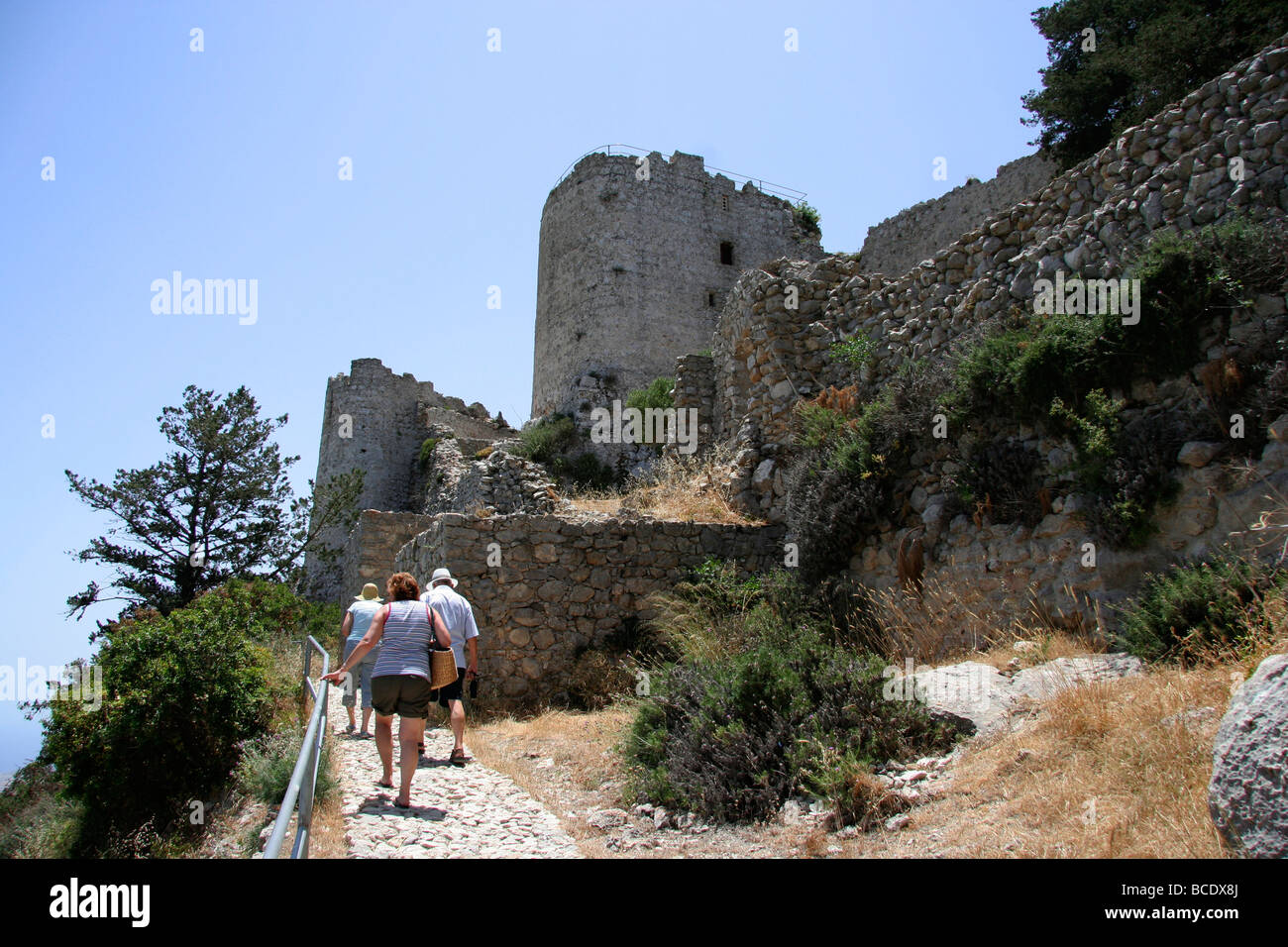 Kantara Castle Kaplica North Cyprus Stock Photo - Alamy