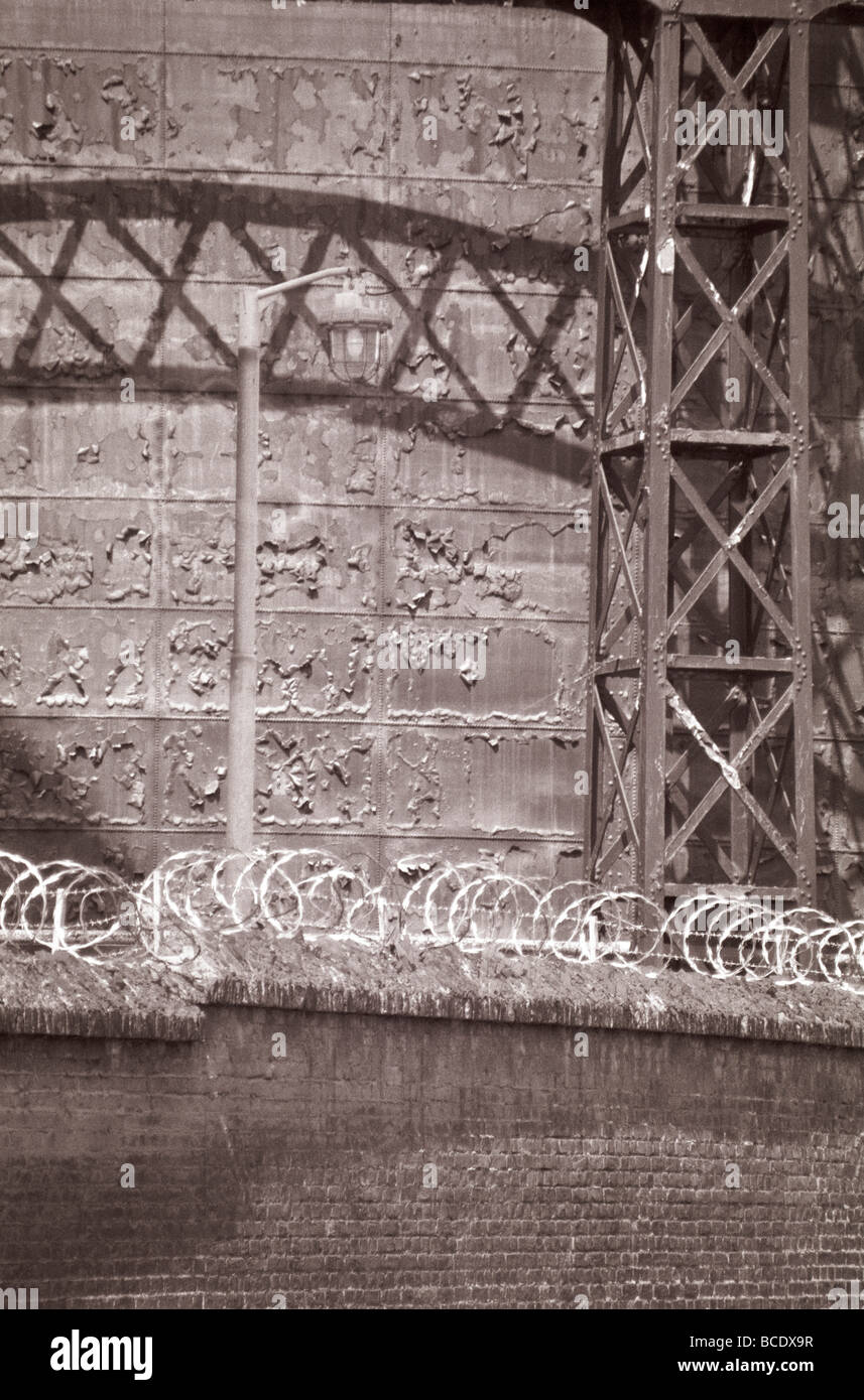 Close-up of gasometer in King's Cross London Stock Photo - Alamy