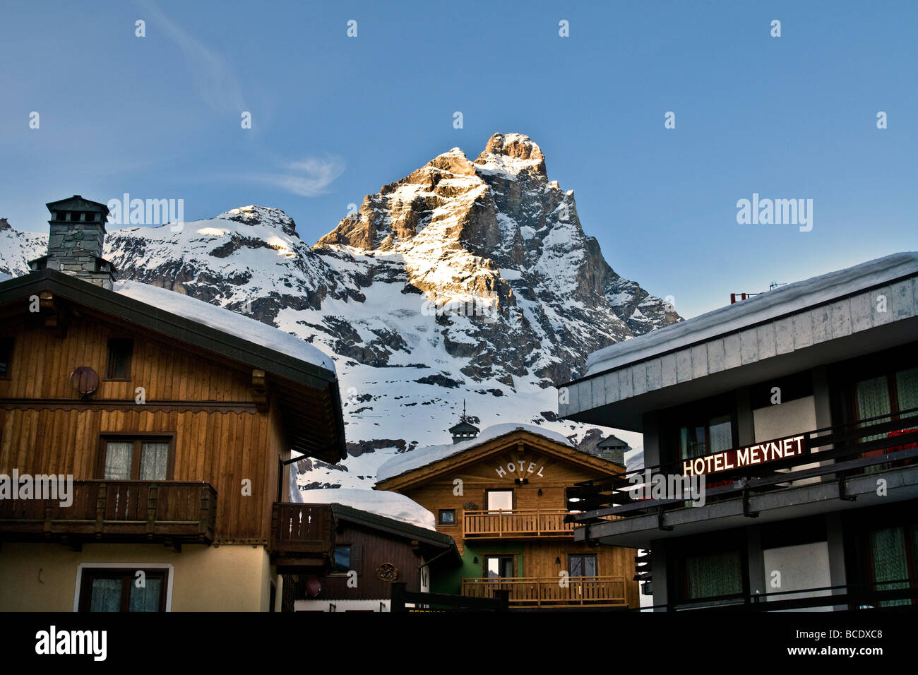 Cervinia Aosta Italy Stock Photo - Alamy
