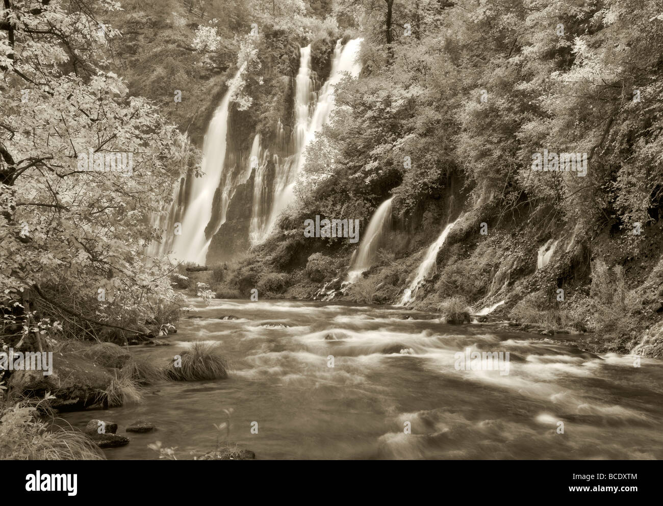 Mcarthur Burney Falls Memorial State Park CA Stock Photo - Alamy