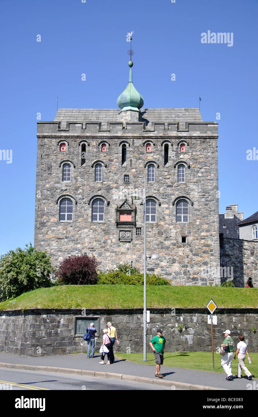 Bergenhus Castle, Bergenhus, Bergen, Hordaland, Norway Stock Photo - Alamy