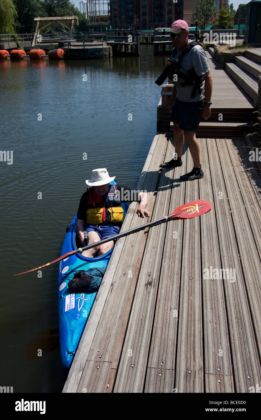 leisure boating river medway tonbridge kent england uk europe Stock ...