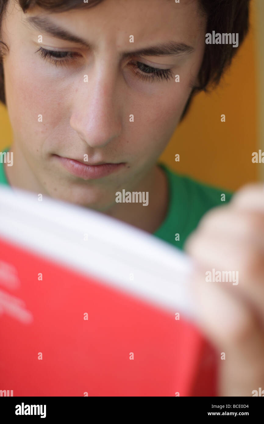 teenager student learning Stock Photo - Alamy