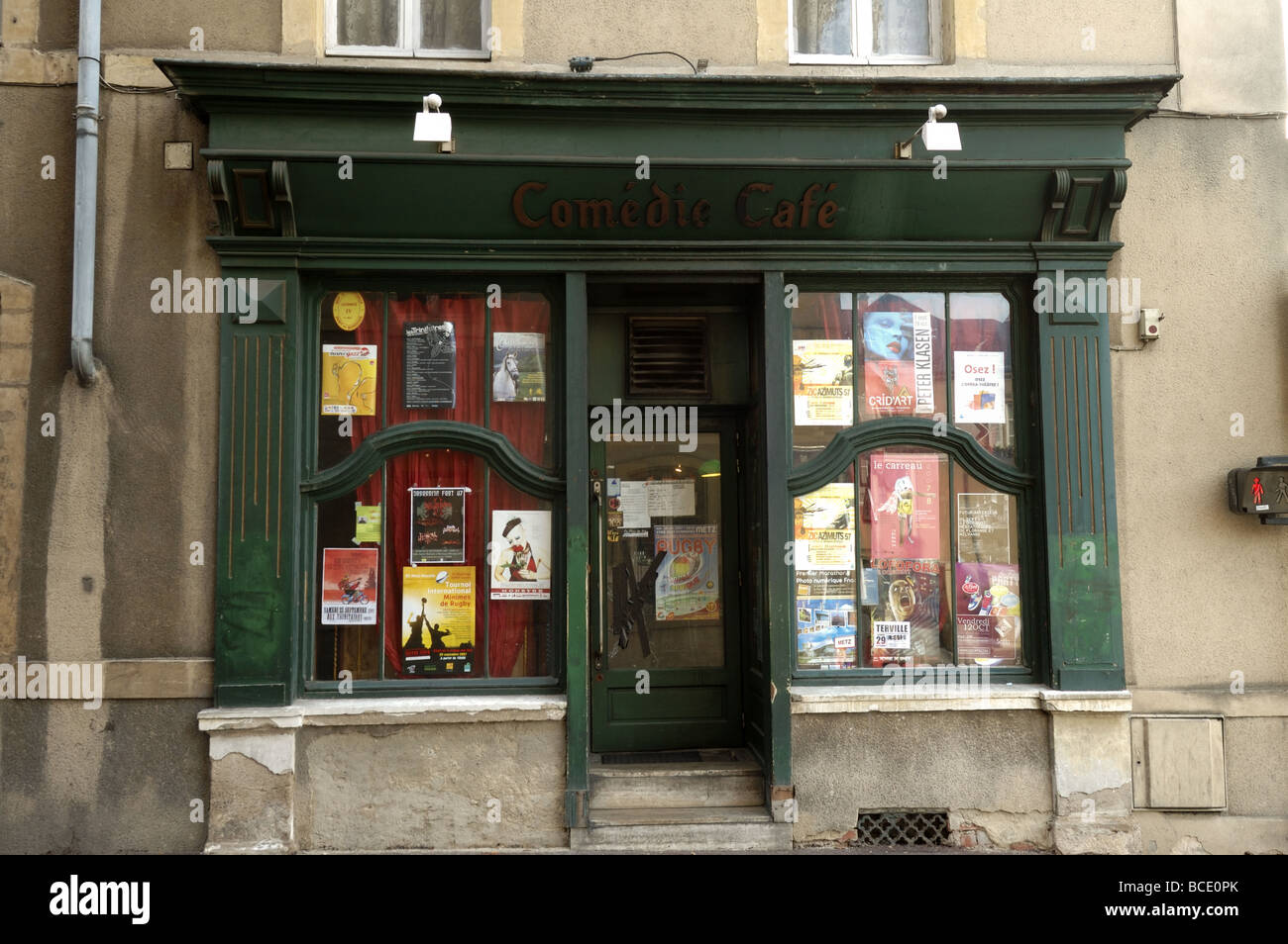 Comedy Cafe, Metz Lorraine France Stock Photo - Alamy