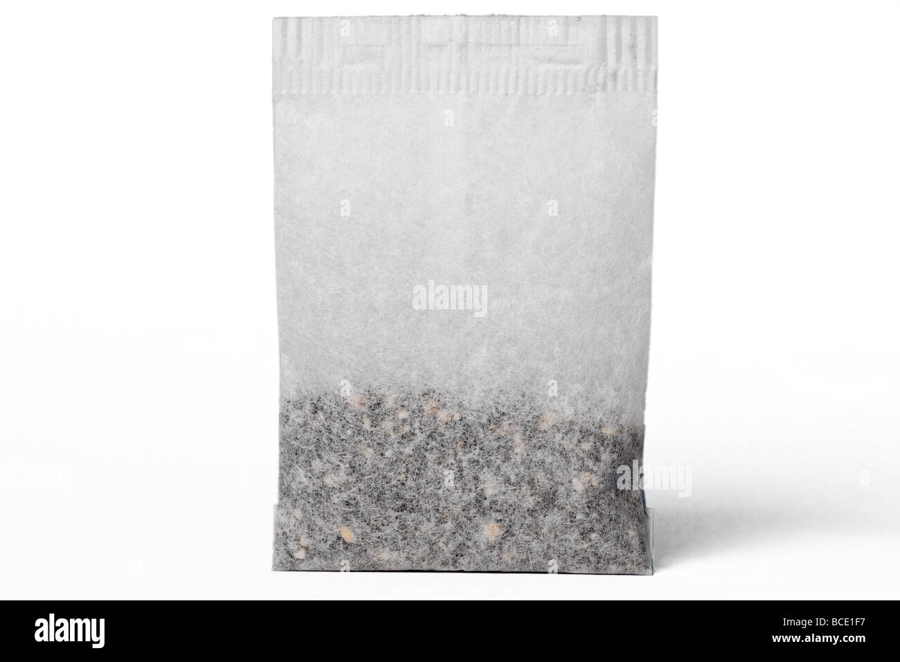 tea bag on white background Stock Photo - Alamy
