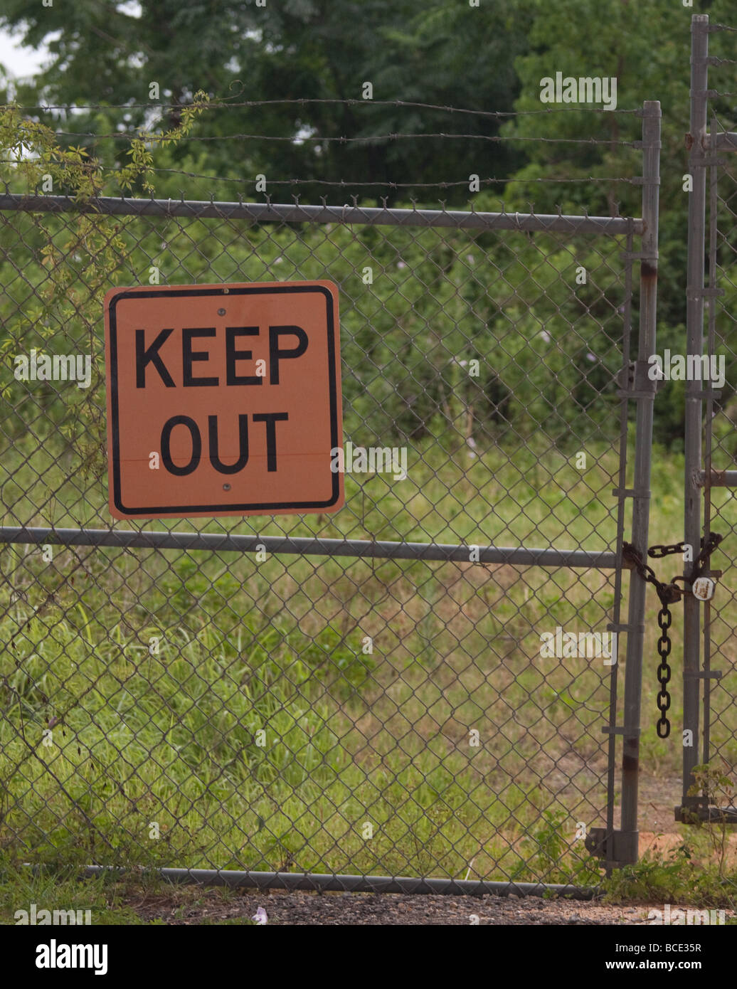 Keep Out Chain High Resolution Stock Photography and Images - Alamy