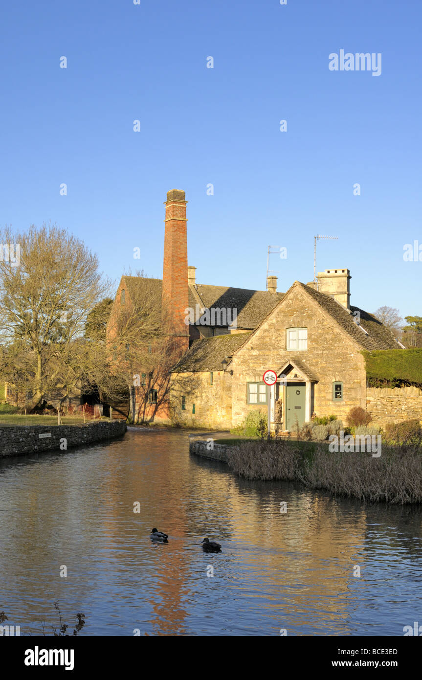 The Old Water Mill, Lower Slaughter, Gloucestershire, England Stock ...