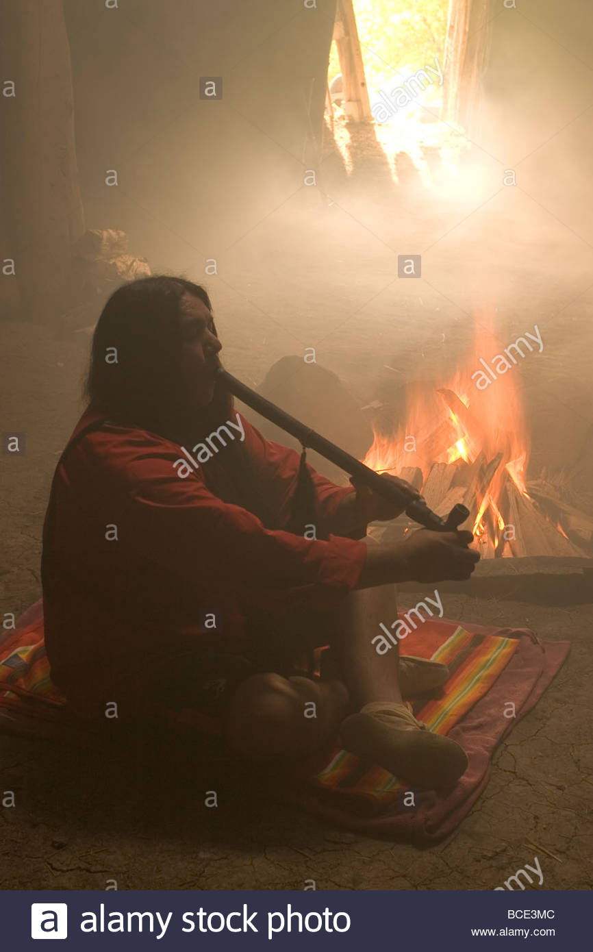 Native American Pipe Smoking High Resolution Stock Photography and ...
